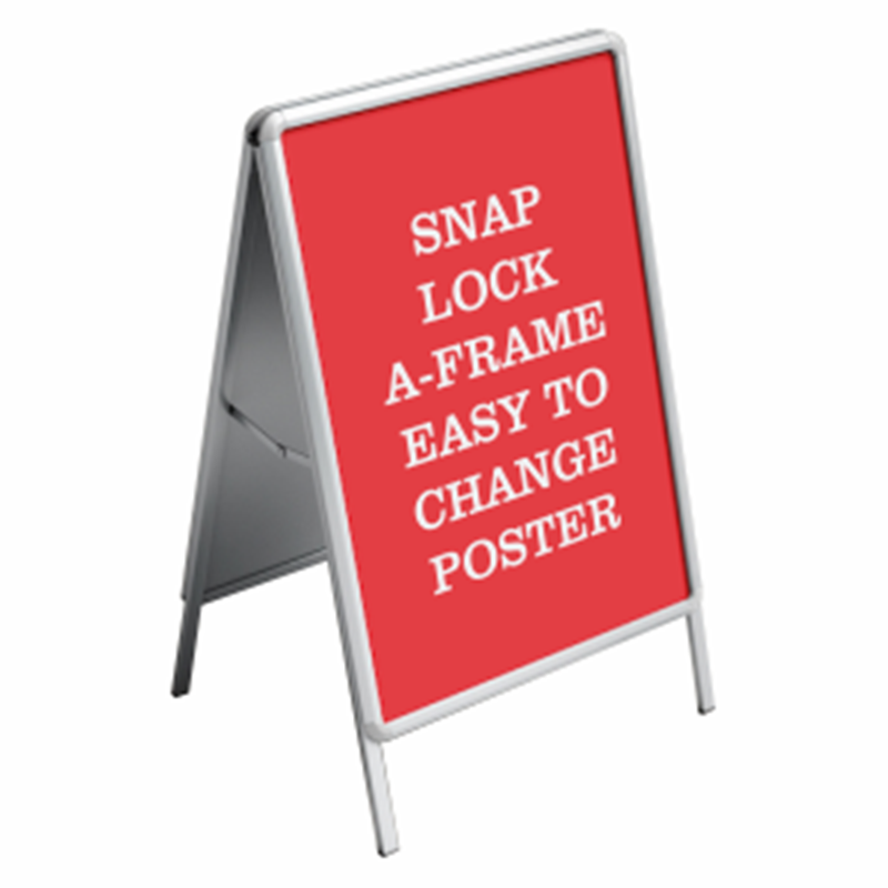 A-Frame Sandwich Board Snaplock