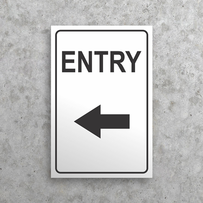 Entry Signs