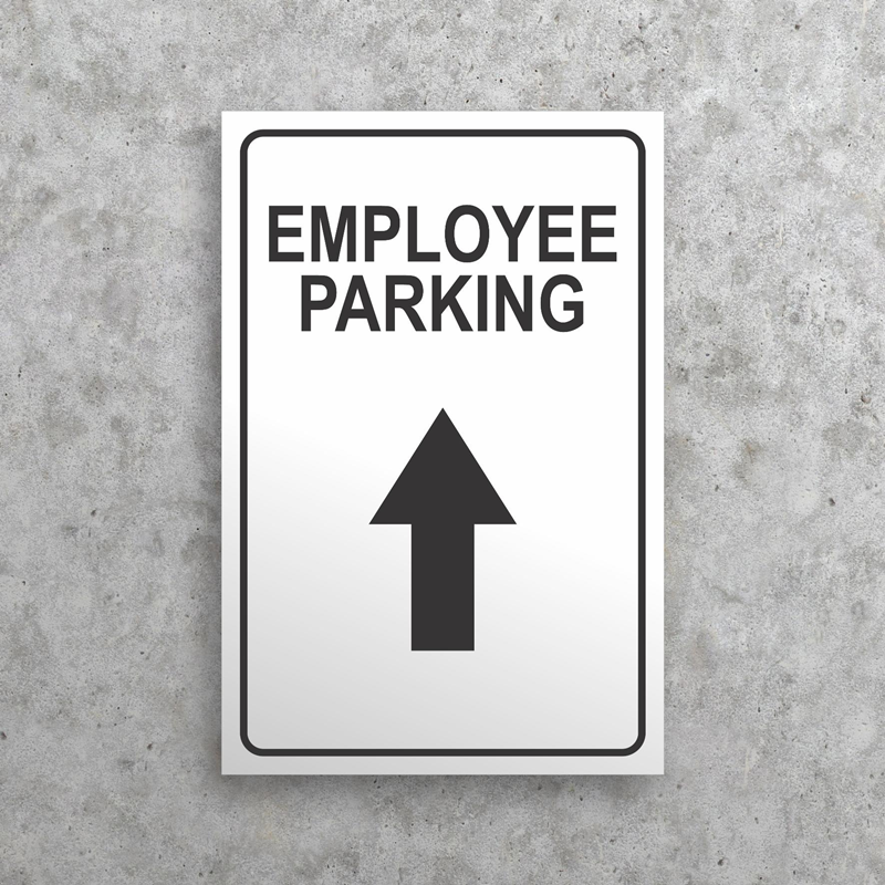 Employee Parking Sign