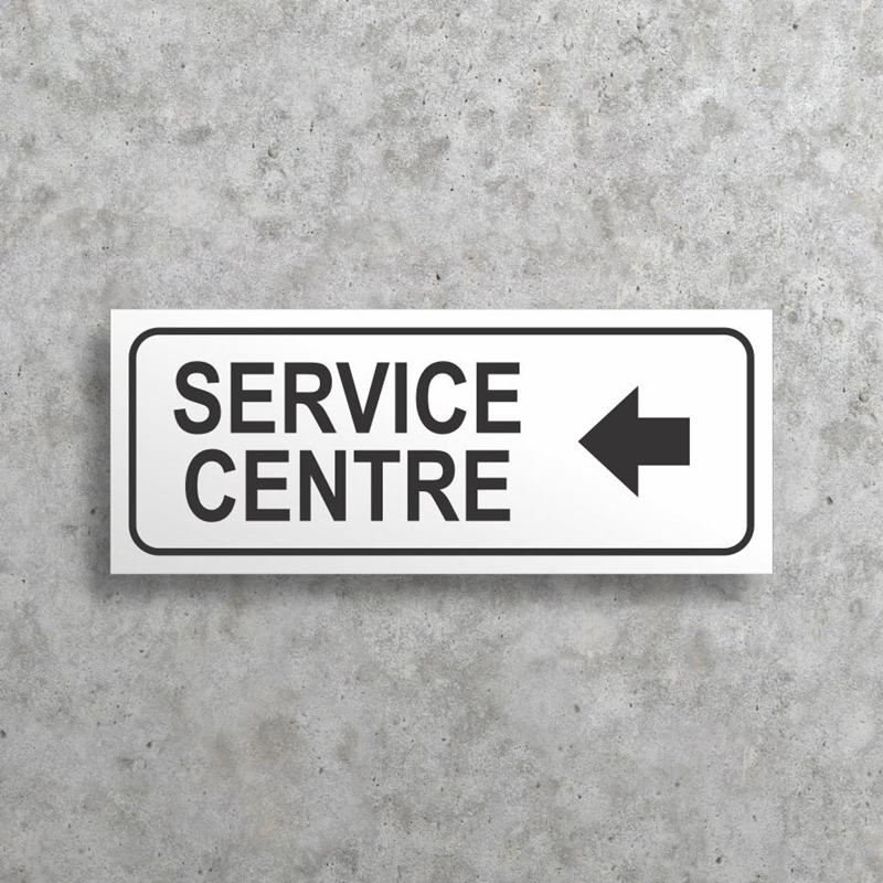 Service Centre Signs